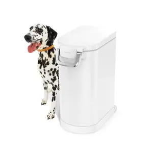 SIMPLEHUMAN Large Pet Food Can - White