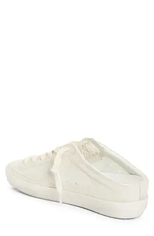GOLDEN GOOSE Super-star Sabot Mule Sneakers - Platinum/ Cream