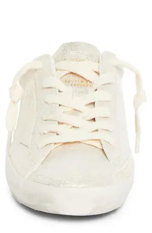 GOLDEN GOOSE Super-star Sabot Mule Sneakers - Platinum/ Cream