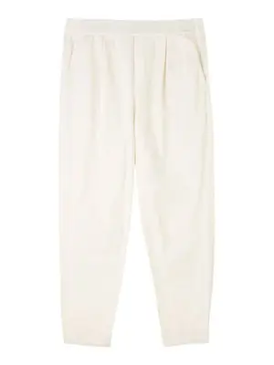 CELTIC & CO. Twill Tapered Pull-on Pants - Oatmeal