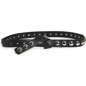 Treasure & Bond Riley Studded Belt Black