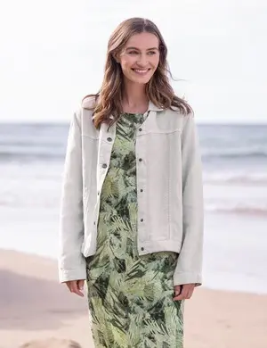 CELTIC & CO. Linen Western Jacket