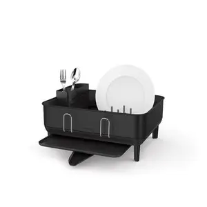 SIMPLEHUMAN Compact Steel Frame Dishrack - Matte Black