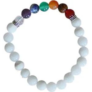 HUMANIST BEAUTY Crystal Healing Beaded Bracelet - 7 Chakra