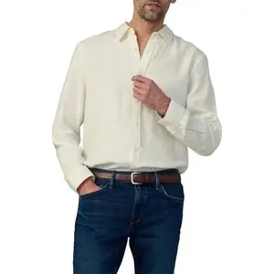 Joe's Jeans Jakob Linen Button-up Shirt - Sea Salt