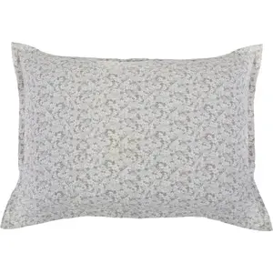 POM POM AT HOME June Pillow Sham - Ocean/ Grey