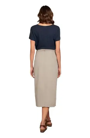 CELTIC & CO. Twill Midi Skirt