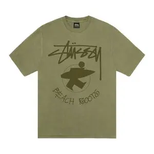 StÜssy Beach Roots Tee 'olive' Green