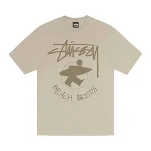 StÜssy Beach Roots Tee 'khaki' Tan