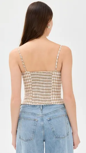 REFORMATION Christen Linen Top