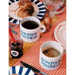 ANNA + NINA Monsieur Earthenware Mug