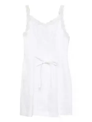 Reformation Kaya Linen Dress - White | Editorialist