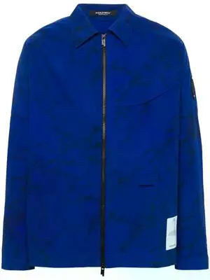 A-COLD-WALL* Overdye Volt Zip Overshirt - Blue