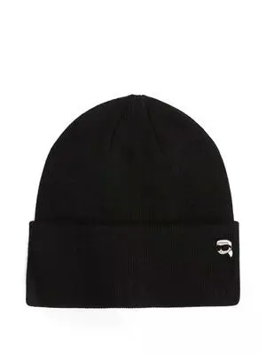 Karl Lagerfeld Ikon Pins Beanie