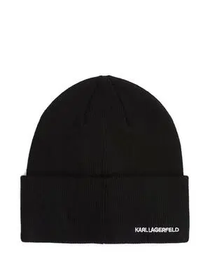 Karl Lagerfeld Ikon Pins Beanie