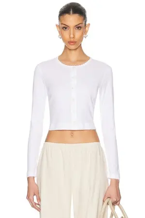 Women's White Cropped Cardigans