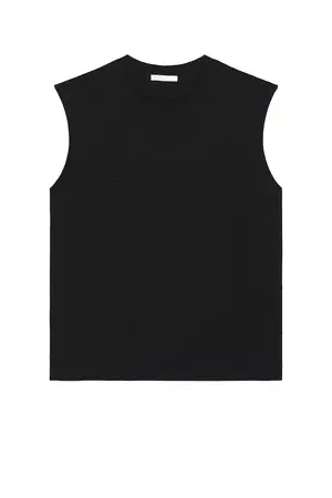Helmut Lang Embossed Tank - Black