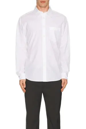 Theory Weekend Button Down Shirt - White