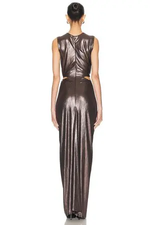 SID NEIGUM Floor Length Knot Dress