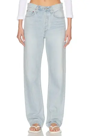 AGOLDE Kelly High Rise Straight Jeans - Wave