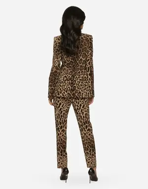 Dolce & Gabbana Leopard-print Wool Pants - Animal Print