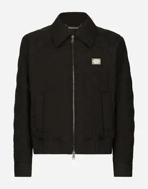 Dolce & Gabbana Quilted Jacket With Metal Tag