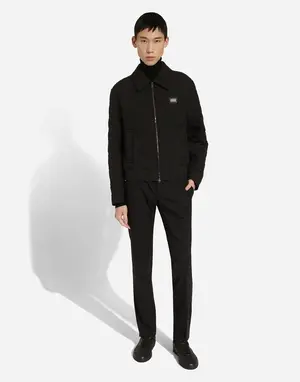 Dolce & Gabbana Quilted Jacket With Metal Tag