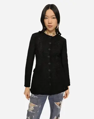 Dolce & Gabbana Single-breasted Tweed Jacket