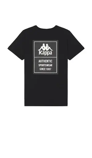 Kappa Authentic Novo Tee In Black