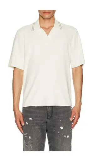 Rag & Bone Rib Johnny Polo In Cream