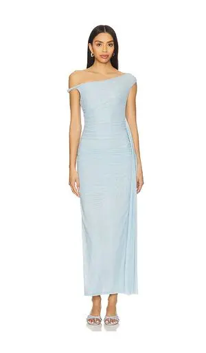 Bardot Layana Asymmetrical Dress - Light Blue