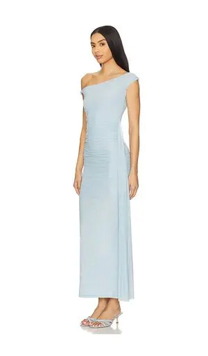 Bardot Layana Asymmetrical Dress - Light Blue