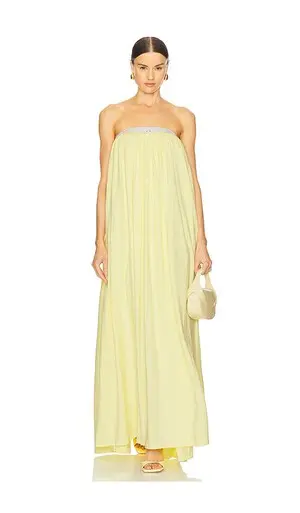 ROWEN ROSE Strapless Maxi Dress