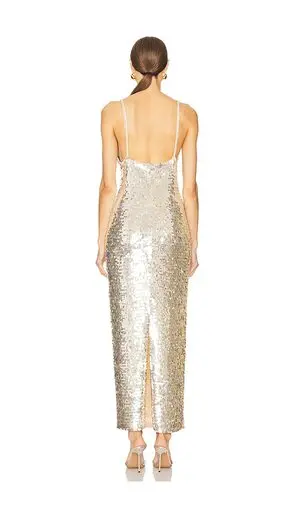 Retrofete Ines Embroidered Dress - Yuzu