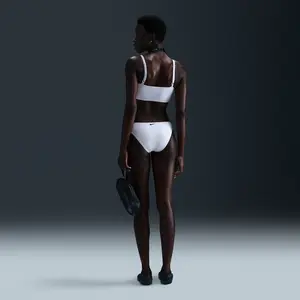 Nike Swim Water Texture Hipster Bikini Bottom - White