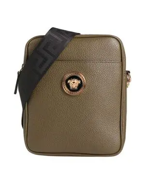Versace Cross-body Bag Military Calfskin - Green