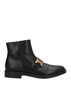 TOD'S Ankle Boots In Calfskin With Appliqués