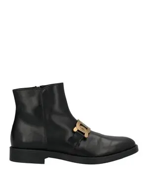 TOD'S Ankle Boots In Calfskin With Appliqués