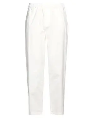 Alpha Studio Tapered Leg Casual Pants - White