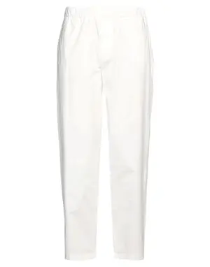 Alpha Studio Tapered Leg Casual Pants - White