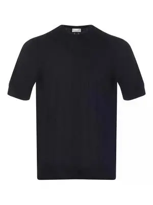 FILIPPO DE LAURENTIIS Ribbed-knit T-shirt - Black