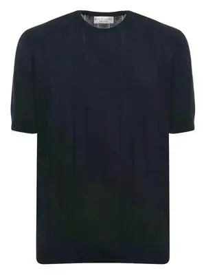 FILIPPO DE LAURENTIIS Ribbed-knit T-shirt