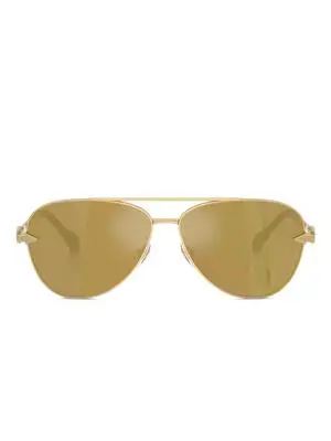 Versace Pilot Sunglasses - Gold