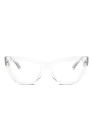Dolce & Gabbana Cat-eye Frame Glasses - White