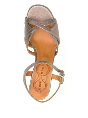 Chie Mihara 80mm Bemon Sandals - Brown
