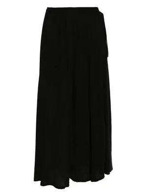 Yohji Yamamoto Gathered Cotton Trousers
