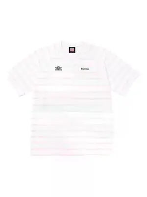 Supreme X Umbro® Striped Ss 25 Soccer Jersey - White