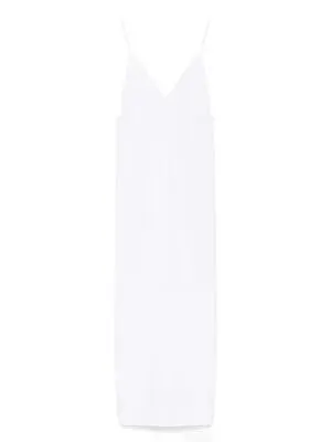 Khaite Tulula Midi Dress - White