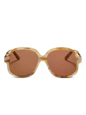 Valentino Garavani Vls177 Sunglasses - Neutrals