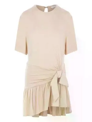 Rabanne Tie-detail Ruffle Dress